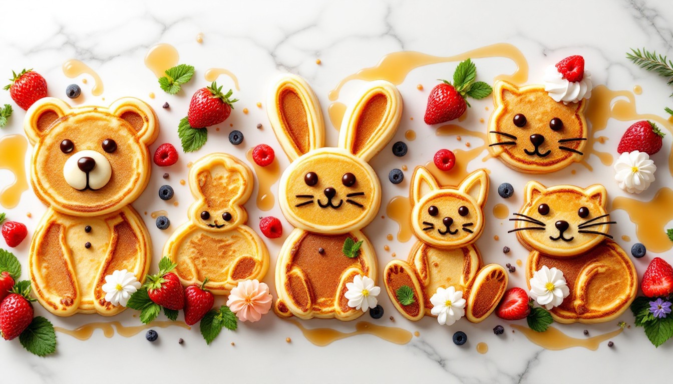 Cooking Dishes Animals from Food with Kids Made Fun and Easy